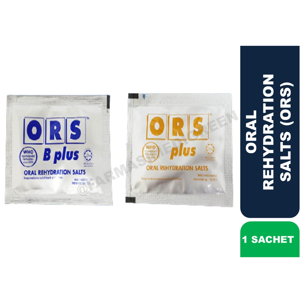 ORS Oral Rehydration Salts Plus 1 SACHET - ORIGINAL (EXP : 10/25 ...