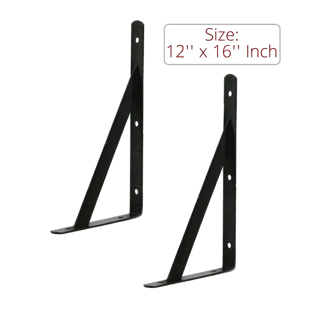 QuickFix B-Tani Heavy Duty L Shelf Bracket Metal Besi Plank Rack ...