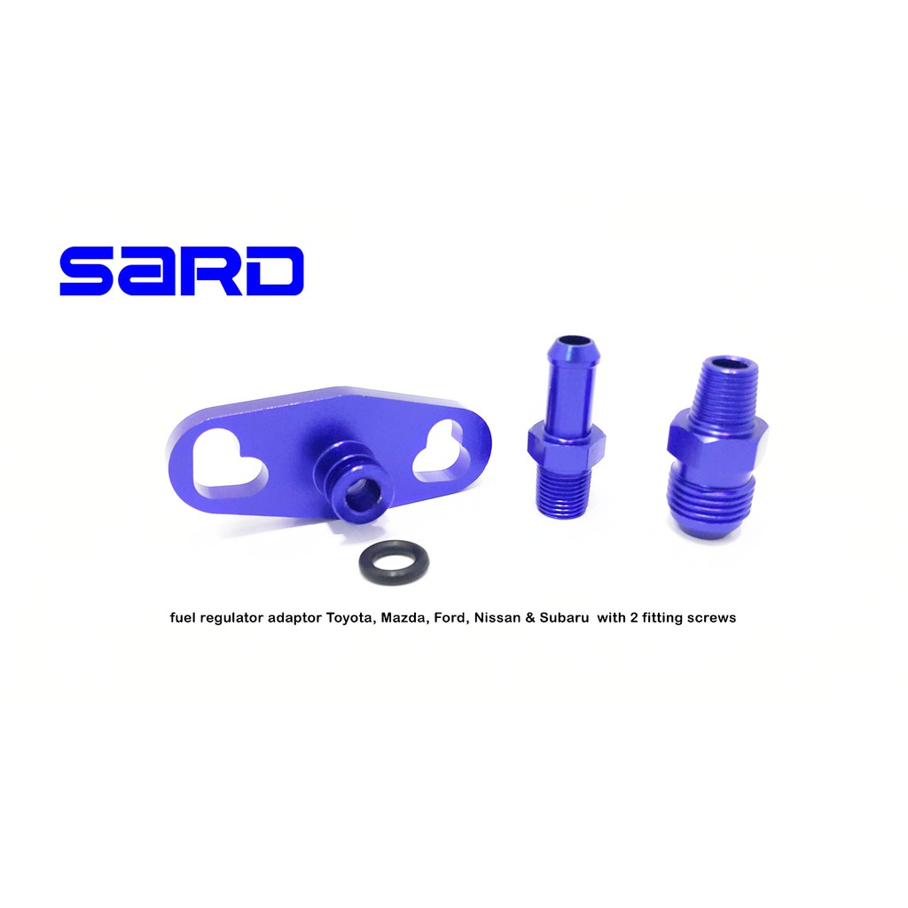 FUEL REGULATOR ADAPTER TOYOTA NISSAN SUBARU MITSUBISHI GSR AN6 FITTING ...
