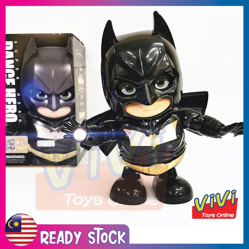 Batman Dance Hero Dancing Robot Battery Electronic Toys Lighting and ...