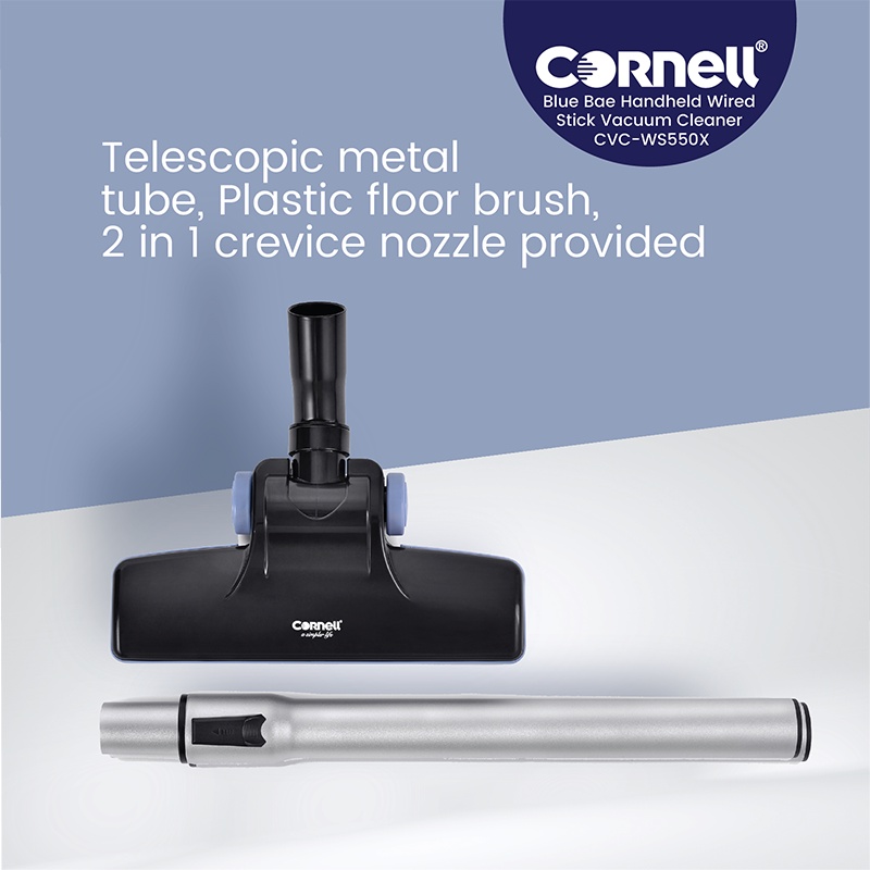 Cornell Blue Bae Series Corded Stick & Handheld Vacuum Cleaner | CVC ...