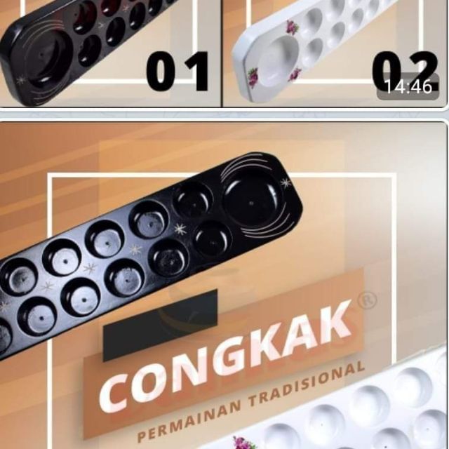 Congkak Kayu Permainan Traditional Melayu | Shopee Malaysia