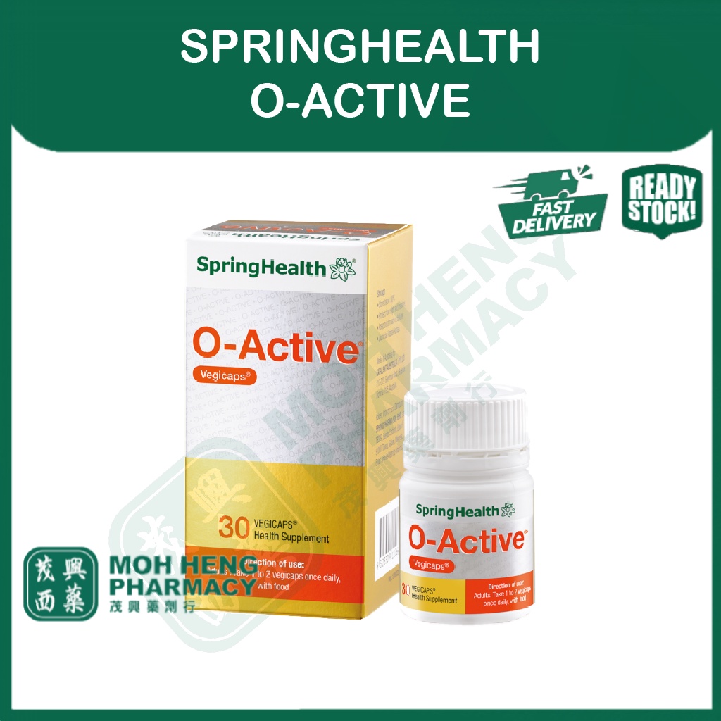 SPRINGHEALTH O-ACTIVE VegeCaps (30's) | Shopee Malaysia