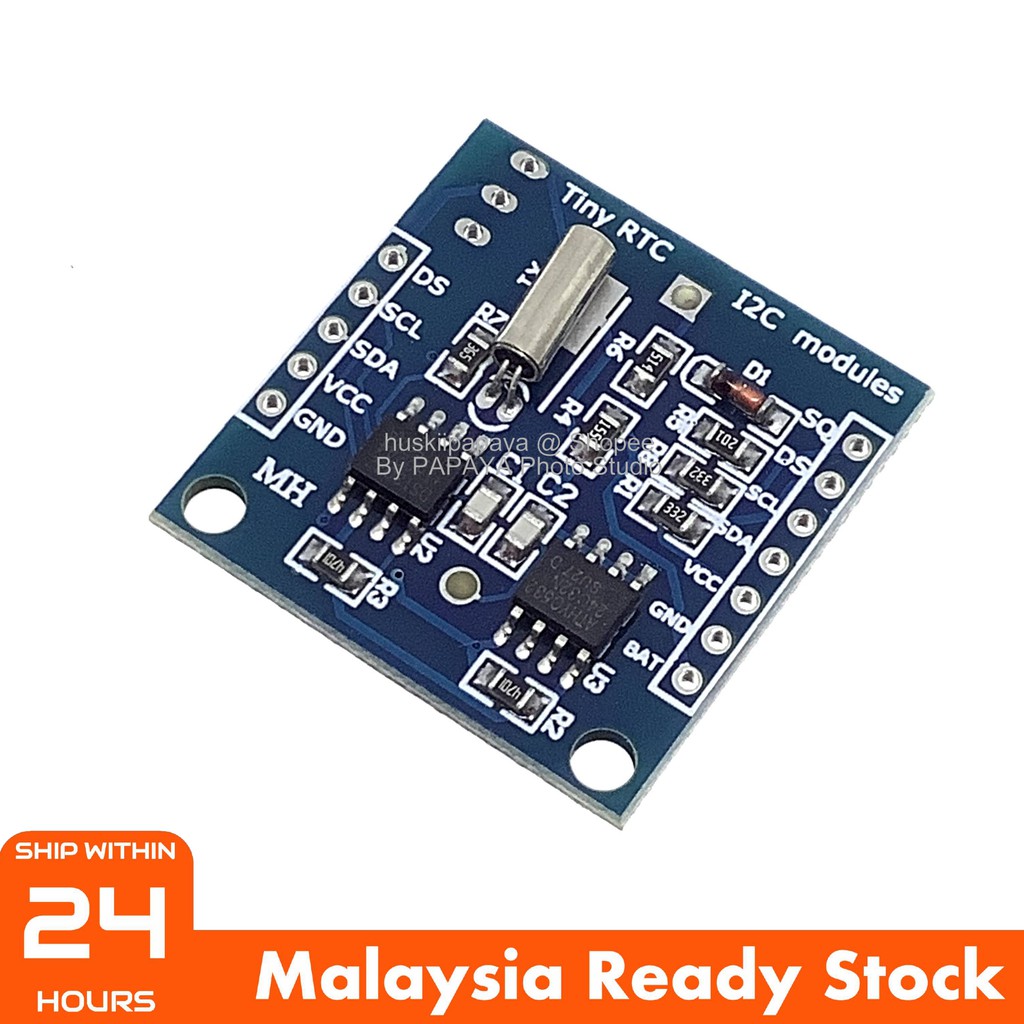 [BEST] RTC I2C Modules 24C32 Memory DS1307 Clock RTC Module Without ...
