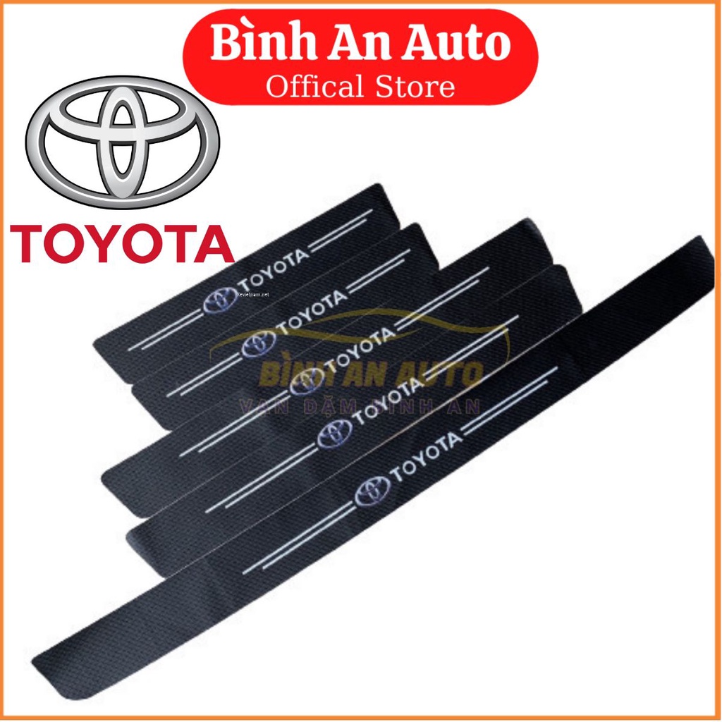 Toyota - SET OF Anti-Scratch Stickers with TOYOTA Logo to Protect Door ...