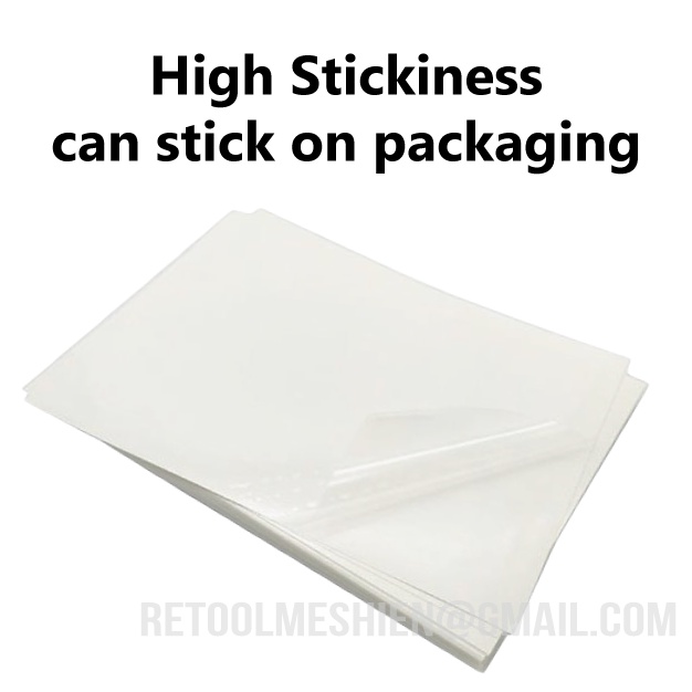 50pcs Transparent OPP A4 Sticker | Clear PVC Sticker | Clear Sticker ...