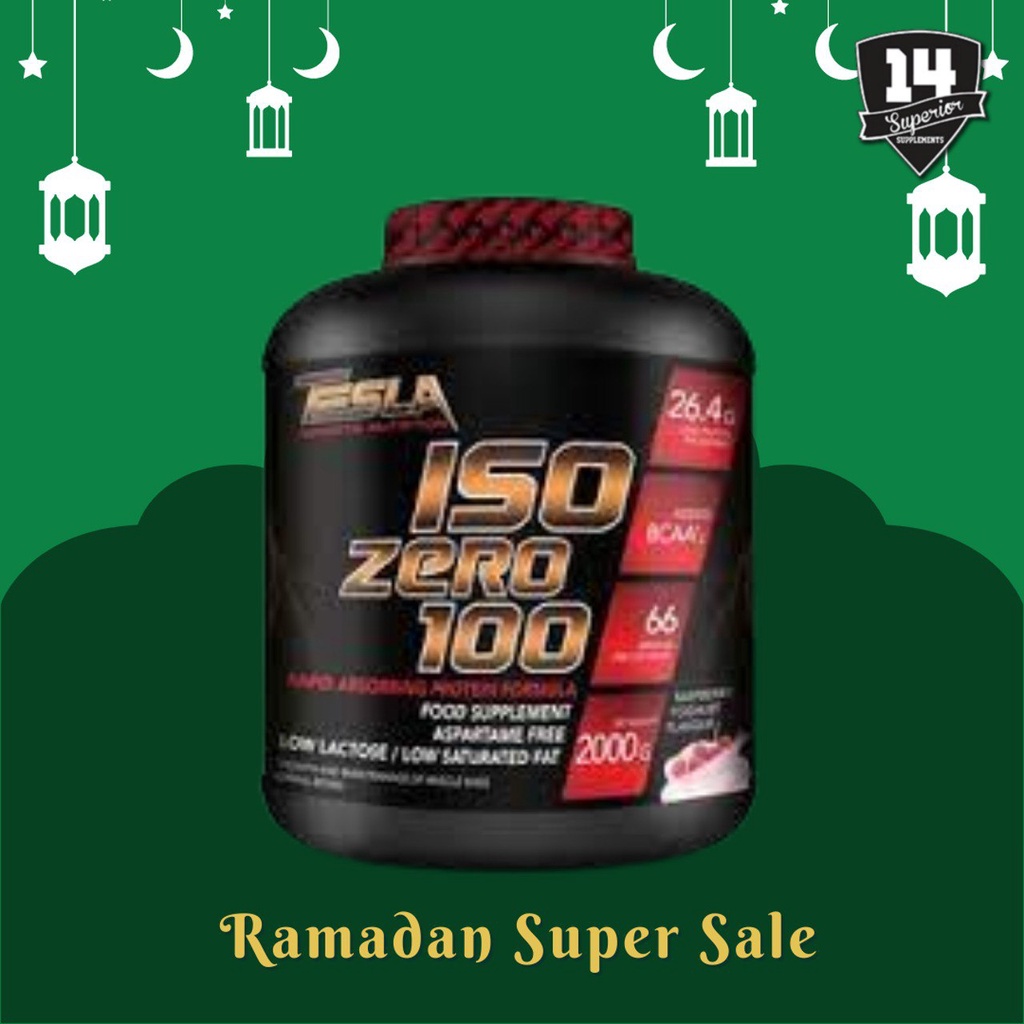 Whey Tesla Iso Zero Isolate Whey Protein 2kg | Shopee Malaysia