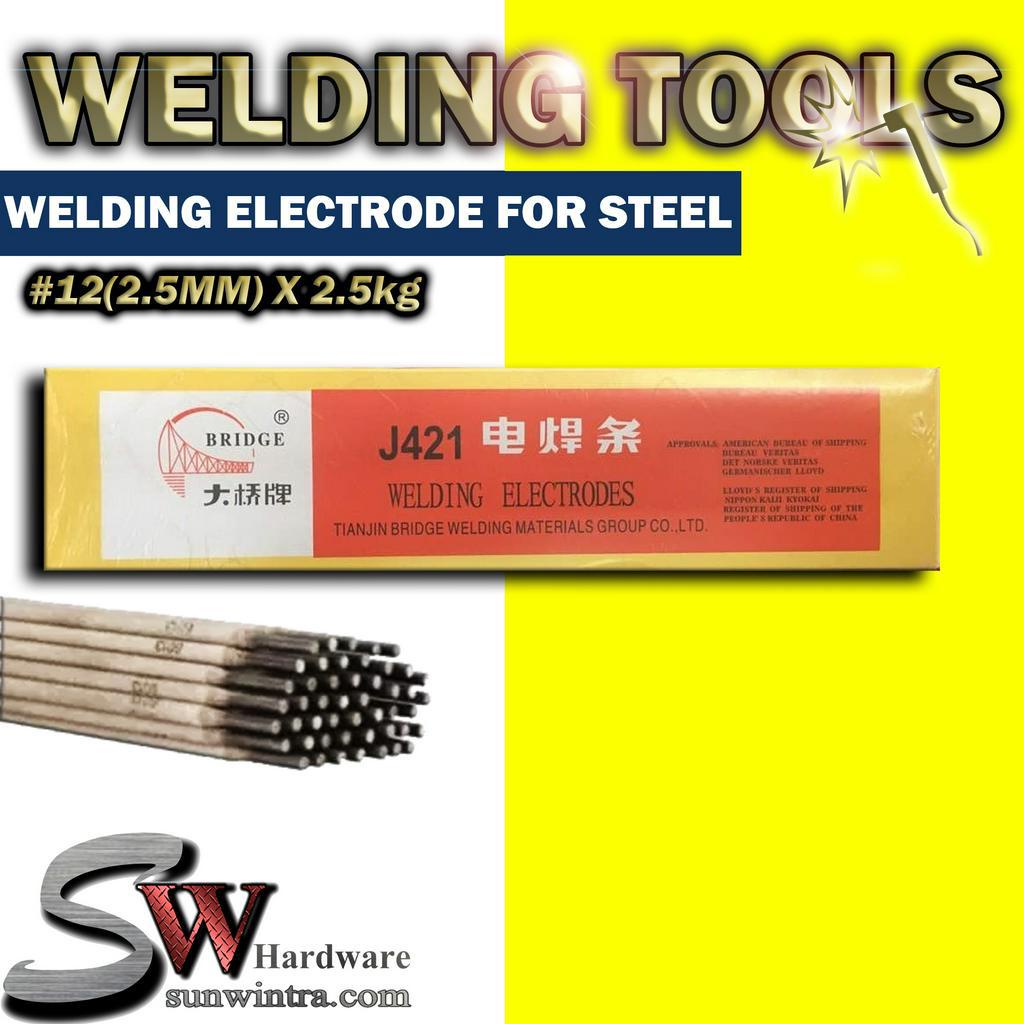 (BRIDGE) WELDING ELECTRODES ROD (DIFFERENT SIZE AVAILABLE) | Shopee ...