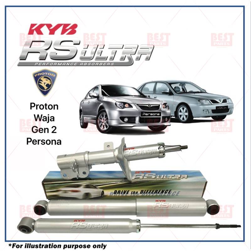 Kayaba Rs Ultra Absorber Depan & Belakang Proton Waja Gen2 Persona ...