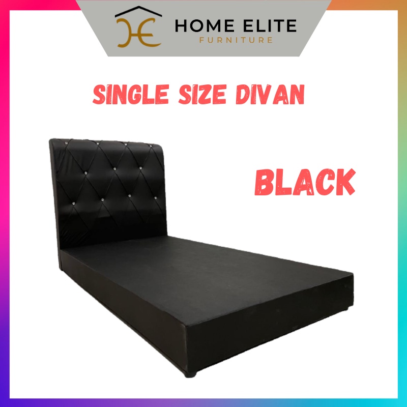(Ready Stock) Divan Single Bed Frame Bed Base Katil Single Bed ...
