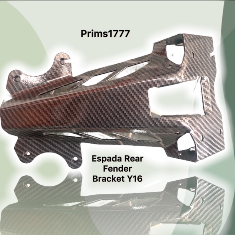 Espada Rear Fender Bracket Y16 Carbon 100% Original Espada Raing ...