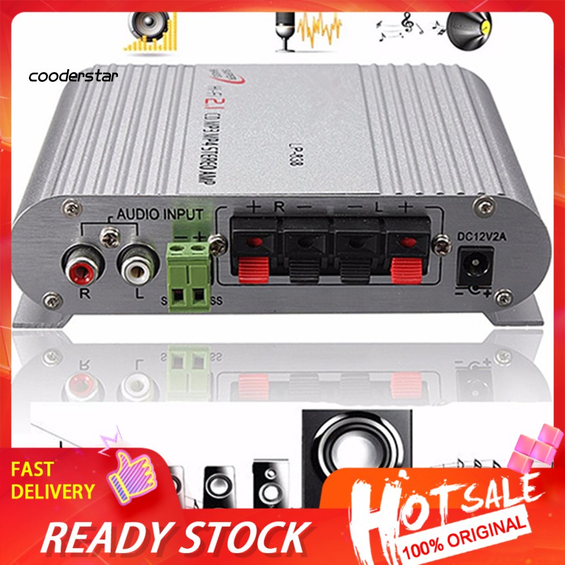 RXSC HiFi CD MP3 Radio Car Home Audio Stereo Bass Speaker Booster ...