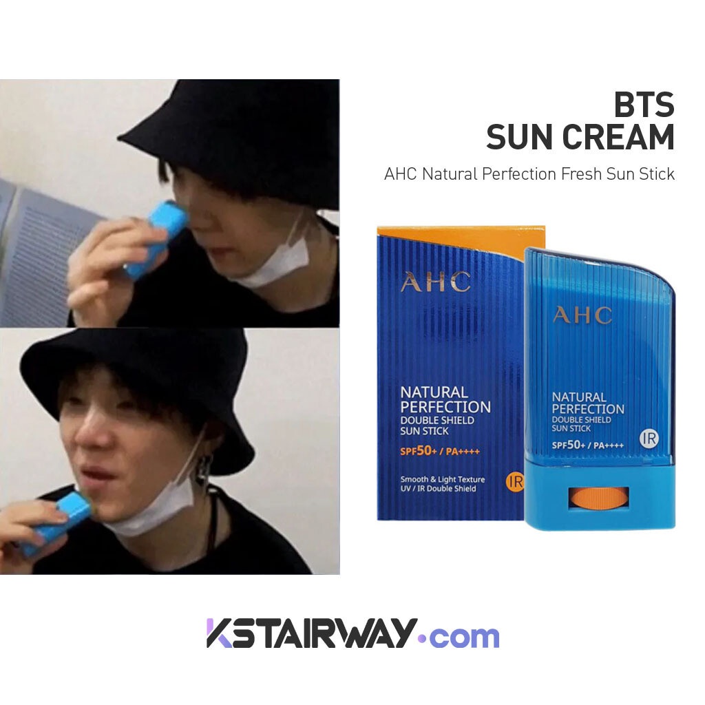 Suga BTS sun cream sunscreen / AHC suncream stick | Shopee Malaysia