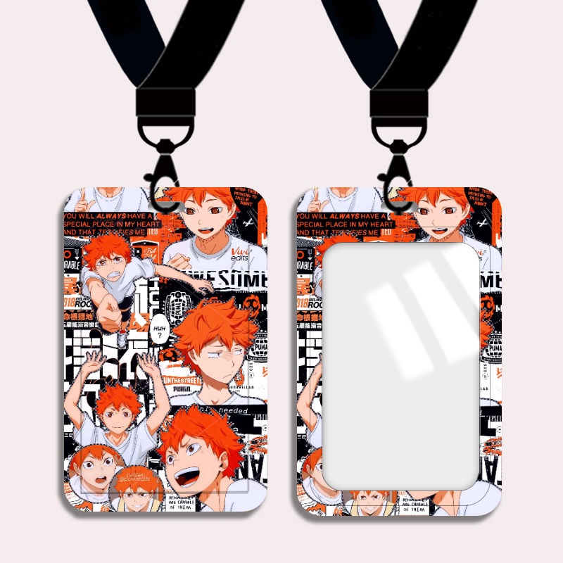 Anime Cartoon Haikyuu!! Student Id Card Case Campus Access Card ...