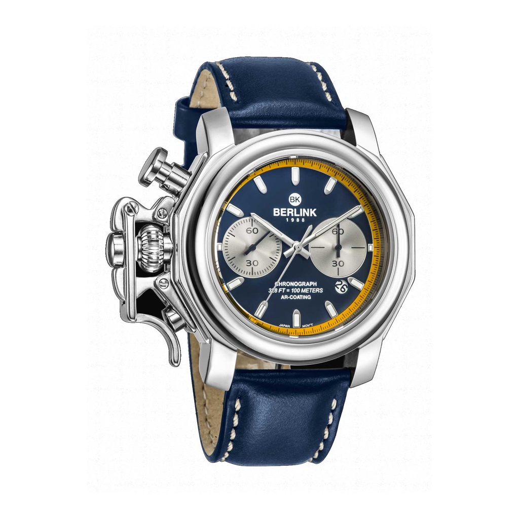 BERLINK WATCH Horween Leather AR Coating 100M Water Resistant 2 Years ...