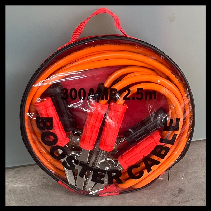 CAR BATTERY 300AMP JUMP START CABLE WIRE WAYAR BOOSTER CABLE JUMPER ...