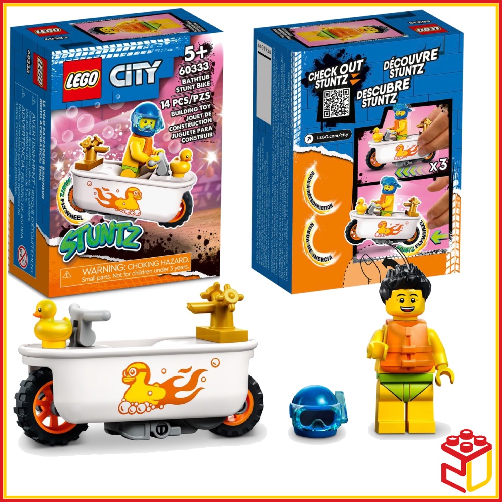(Ready Stock) 60333 LEGO City Bathtub Stunt Bike | Shopee Malaysia