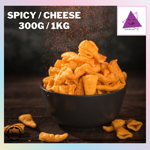 『Ready Stock』Value Packing Golden Horn Snack Spicy/Cheese flavor ...