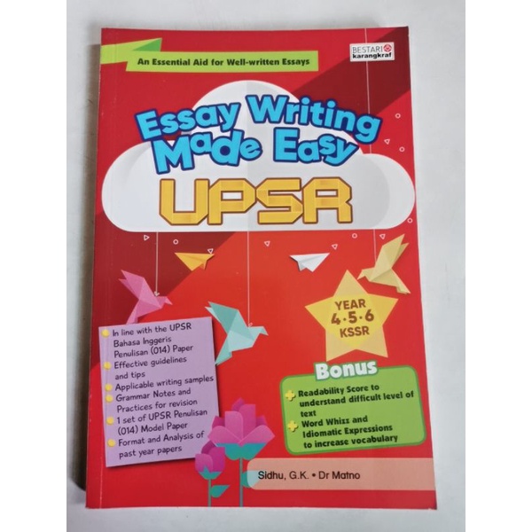 Buku Essay Writing Made Easy UPSR | Shopee Malaysia
