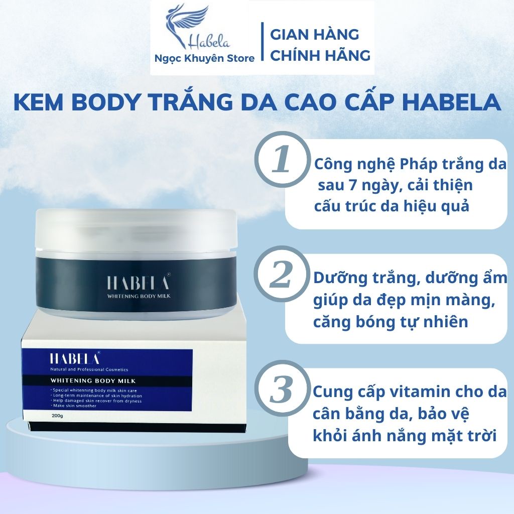Habela Premium White Milk Body Cream - Natural White French Technology ...