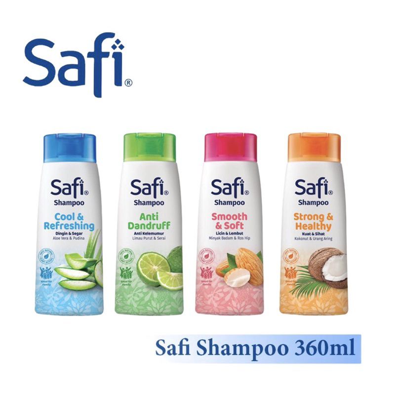SAFI/Safi Shampu/safi SHAMPOO/SMOOTH SOFT/ STRONG HEALTY / HITAM ...