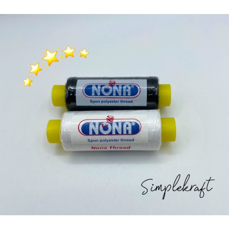 Nona Spun Polyester Thread 250m / Benang Jahit Nona 250 m READY STOCK 🔥 ...
