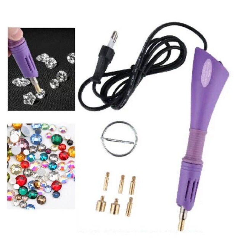 Penekap Manik hotflix alat penekap manik elektrik, alat Tampal batu ...