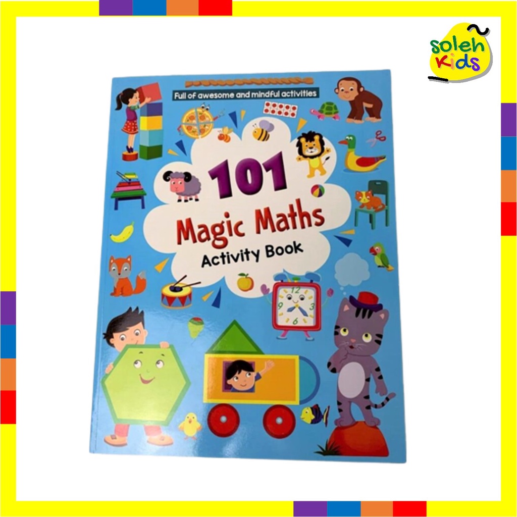 101 Activity Book Magic Maths Mathematic Educational Book Buku ...