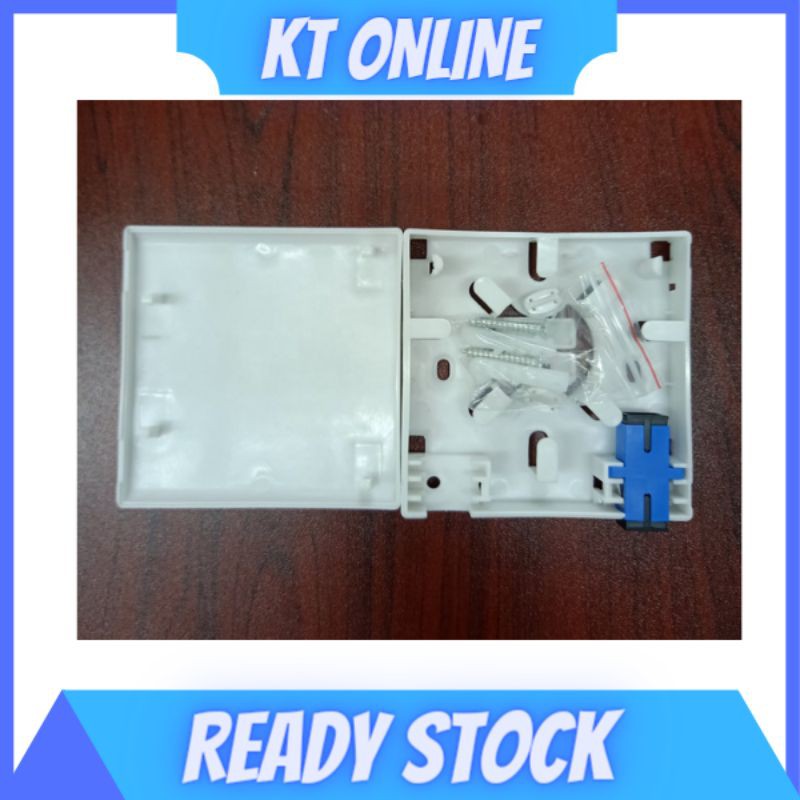 Fiber Wall Socket /2 Ports FTTH Fiber Optic Terminal Box(INDOOR USE ...