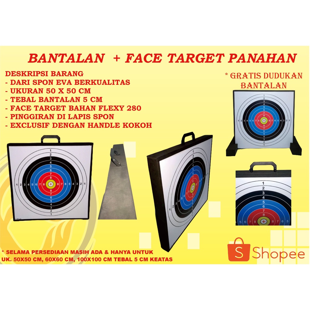 Archery TARGET Pad FACE TARGET EVA Sponge 50x50x5 CM | Shopee Malaysia