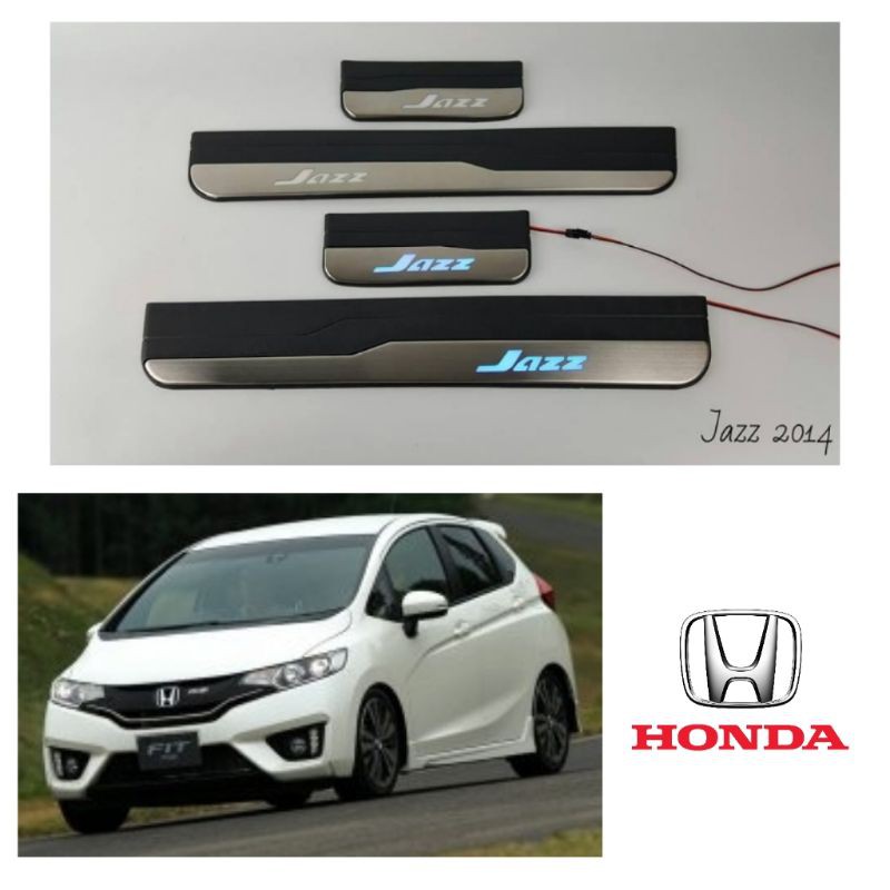 Honda Jazz 2014 side step LED door step side still plate | Shopee Malaysia
