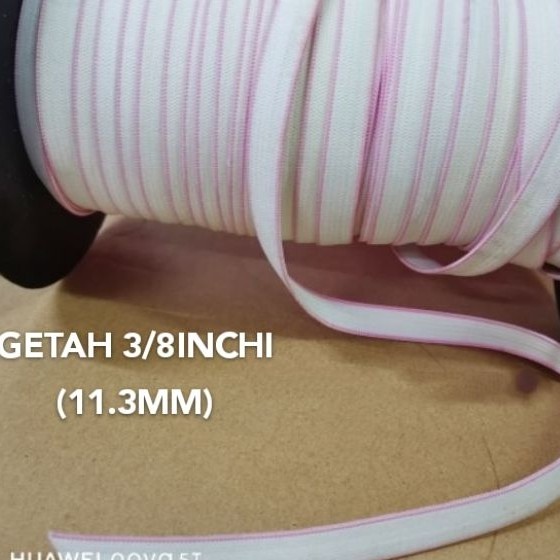 GETAH LEPER 3/8 inchi Getah Baju Line Pink 5meter@10meter | Shopee Malaysia