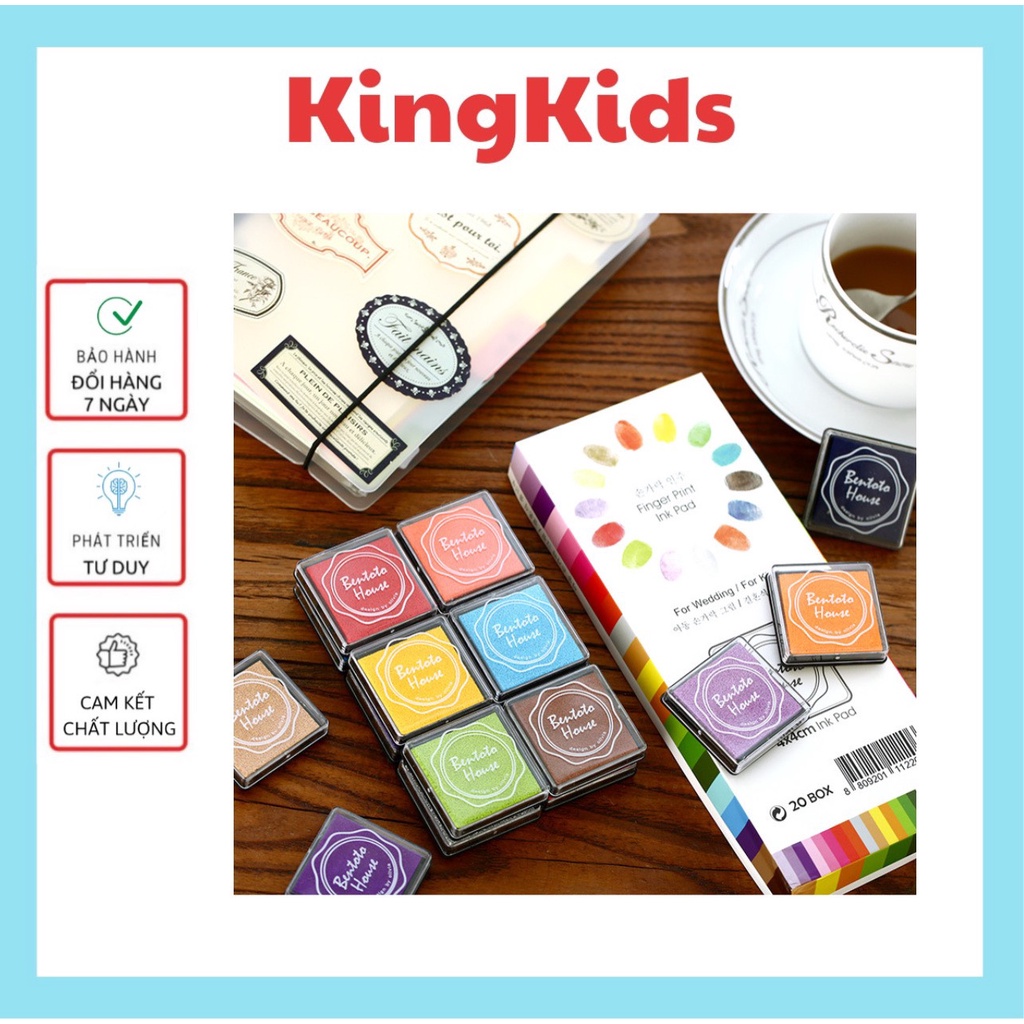 Finger Print fingerprint coloring toy set for children, set of 20 ...