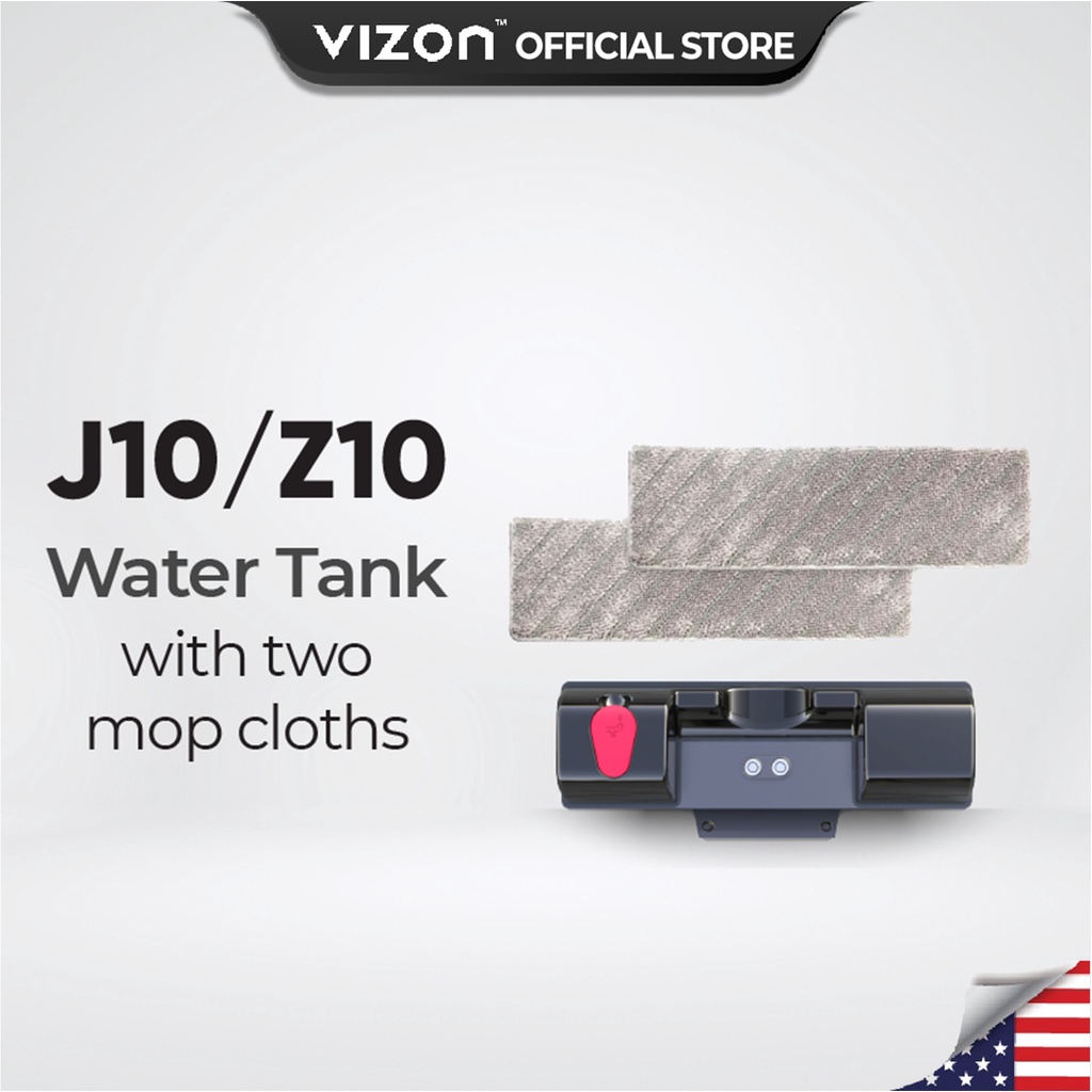 Vizon Water Tank With 2 Mop Cloths For J10/Z10 Signature Cordless Stick ...