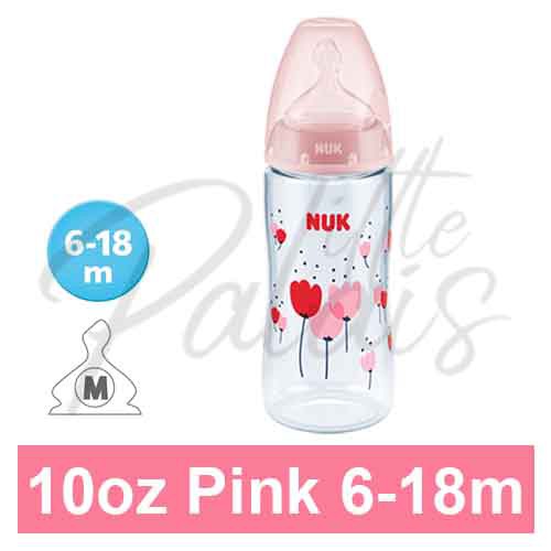NUK PP Bottle Temperature Control Wide Neck Feeding Bottle Premium Choice [ 5oz/ 10oz ] Milk ...