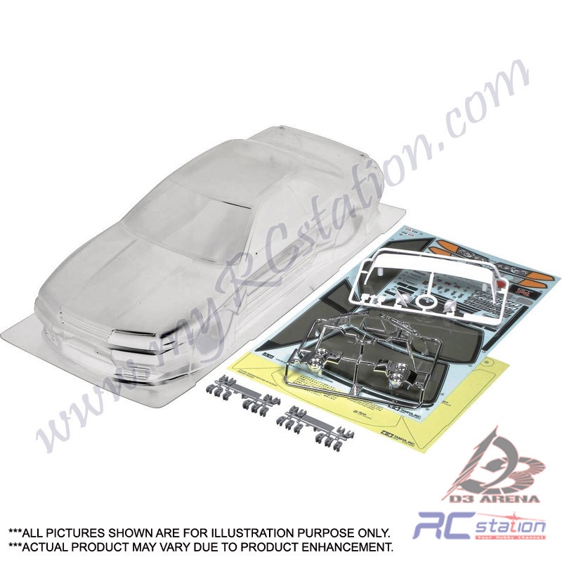 Tamiya Body Shell #51365 - 1/10 RC Skyline Nissan GT-R R32 Body Set ...
