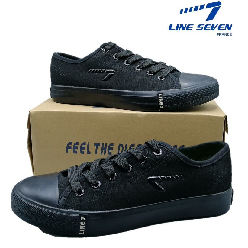 [Line Seven] Line7 6619 Unisex Black School Shoes/Kasut Sekolah Hitam ...