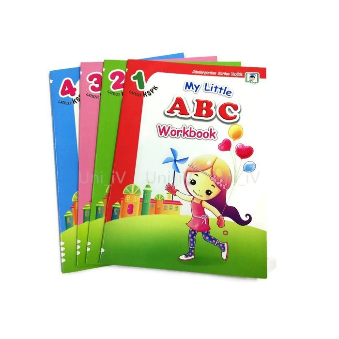 My Little ABC Workbook Kindergarten Series English KSPK 4 in 1 Set Daya ...