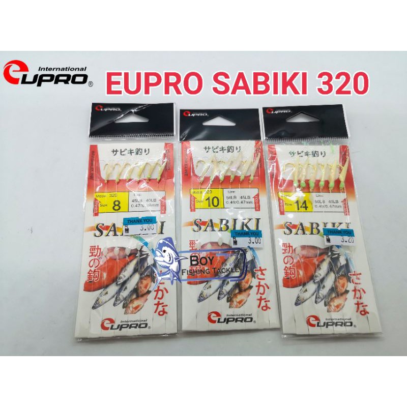 EUPRO SABIKI 320 HOOK APOLO HOOK SABIKI FISH SKIN | Shopee Malaysia