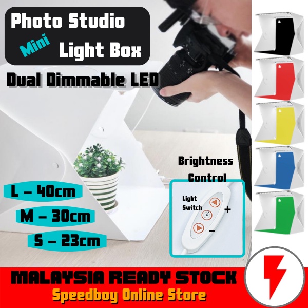 Photo Studio Light Box 40cm 30cm 23cm Portable Photo Studio Photo ...