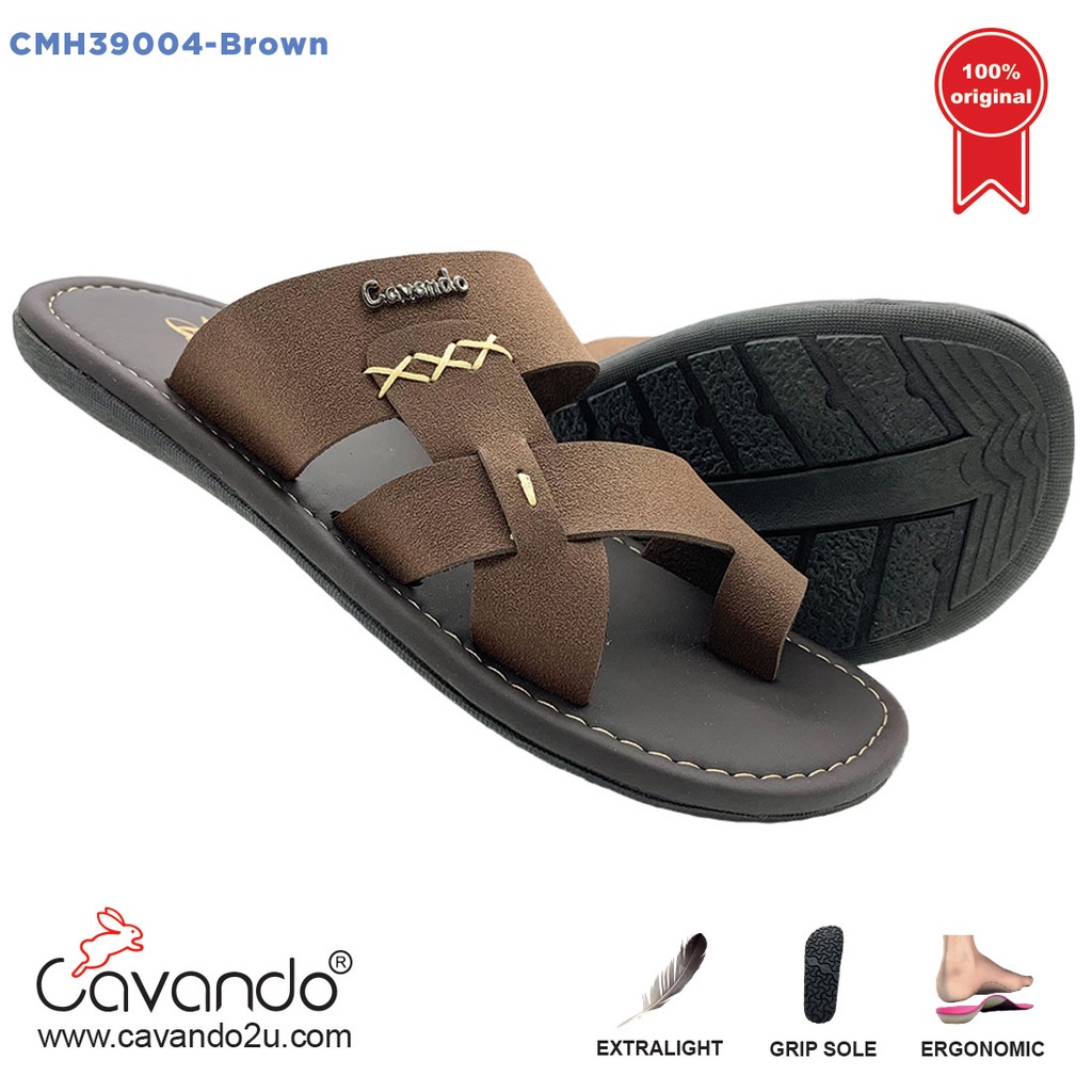 Cavando Men's Sandal CMH39003/CMH39004 (Black/Brown) | Shopee Malaysia