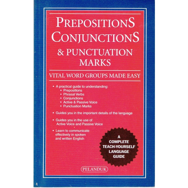 READY STOCK - PREPOSITIONS CONJUNCTIONS & PUNCTUATION MARKS | Shopee ...