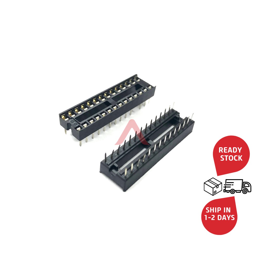 IC Socket 28pin DIP (suitable for ATMEGA 328P chip) | Shopee Malaysia