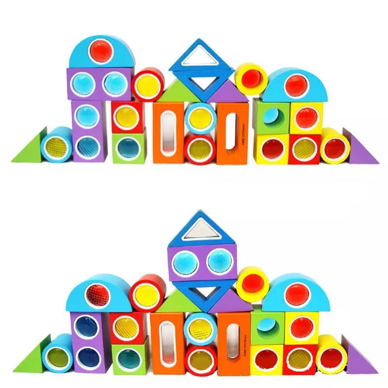 Imaginarium Wooden Prism Blocks / Building Blocks / Prism Blocks ...