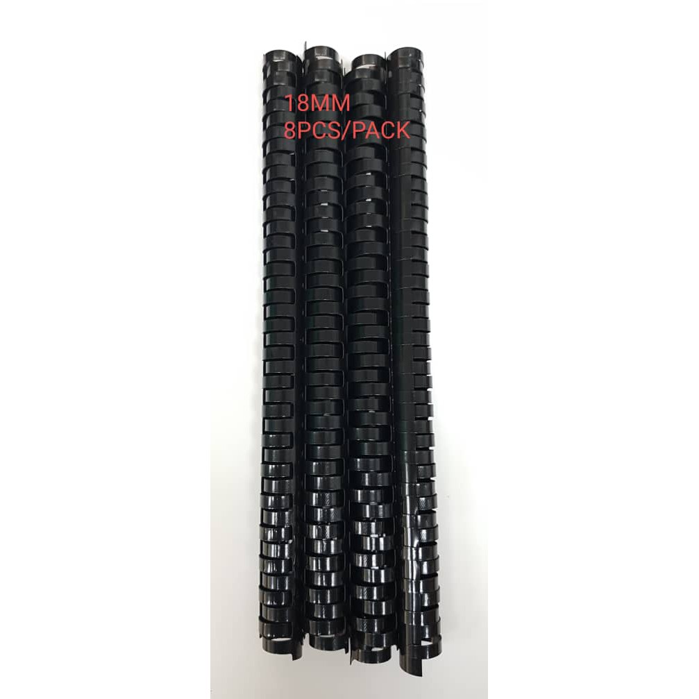 Black Binding Comb 18mm - (8pcs/pack) | Shopee Malaysia