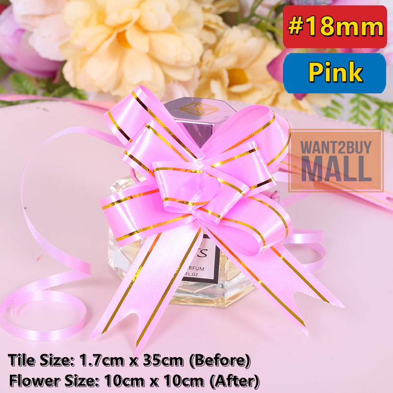 10pcs pack Pull Ribbon Riben Reben Ribben Satin Organza Gift Flower ...