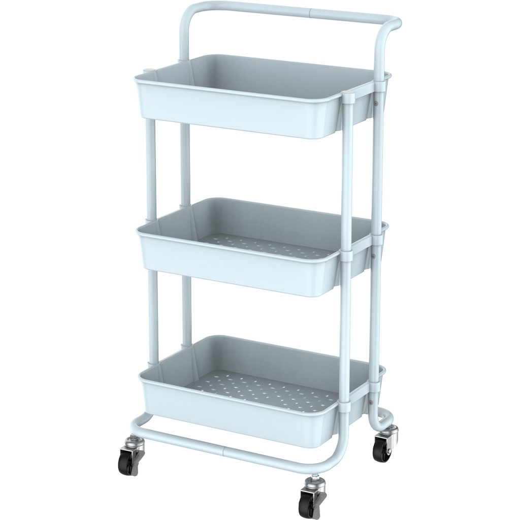 3 Tier Trolley Storage Racks, Office Shelves,Book shelves/Rak Troli 3 ...