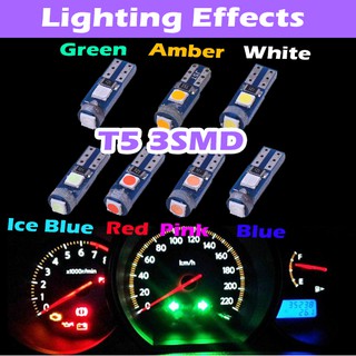 LED Meter Bulb T5 T4.7 T4.2 T3 B8.5D T10 1SMD 5050 Dashboard Aircon ...