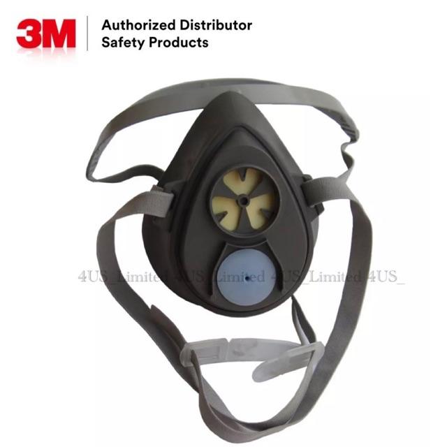 3M 3200 REUSABLE SINGLE CARTRIDGE RESPIRATOR FACE MASK C/W 3311K-55 ...