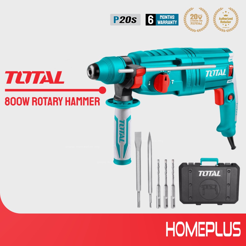Homeplus Total TH308268-8 800w Corded Rotary Hammer | Shopee Malaysia